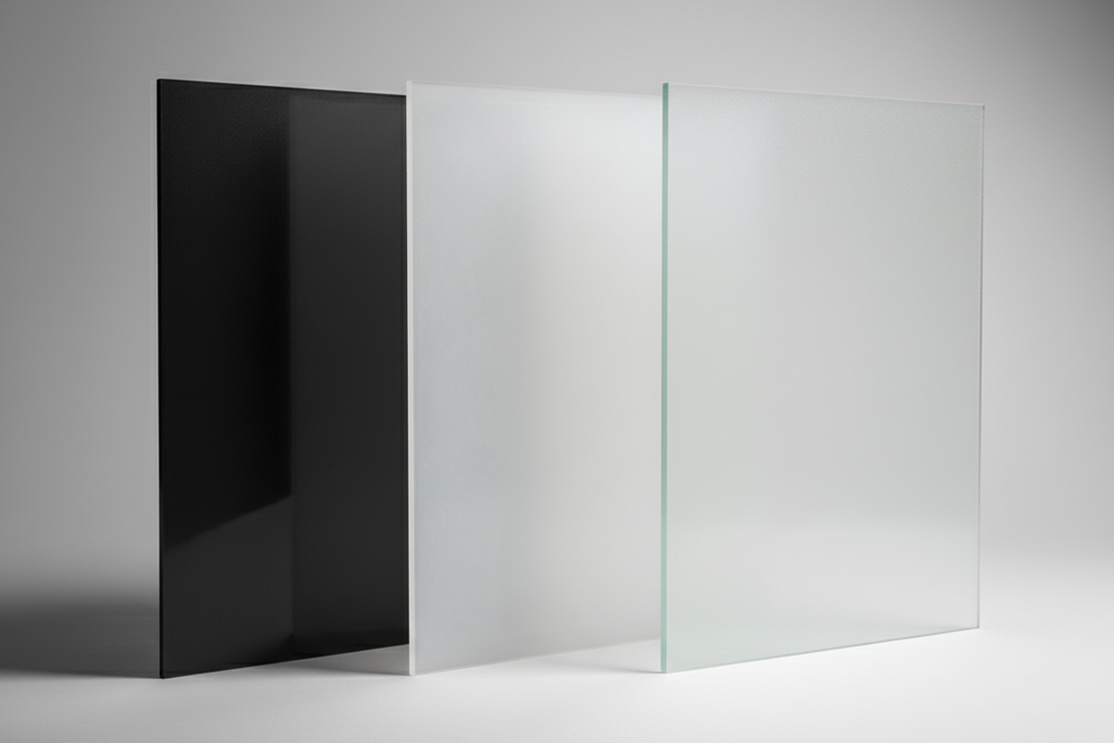 Plexiglas satiné – plaques anti-reflet sur mesure – Plexiglas-decoupe